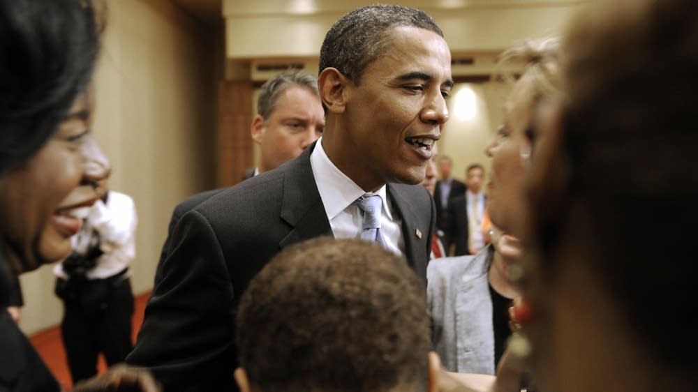 Obama plays some hoops, works on speech | MPR News