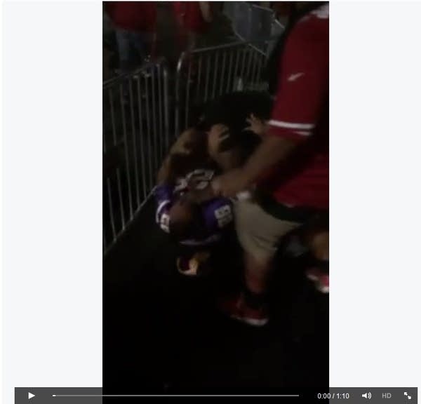 Vikings fan becomes post-game punching bag | MPR News