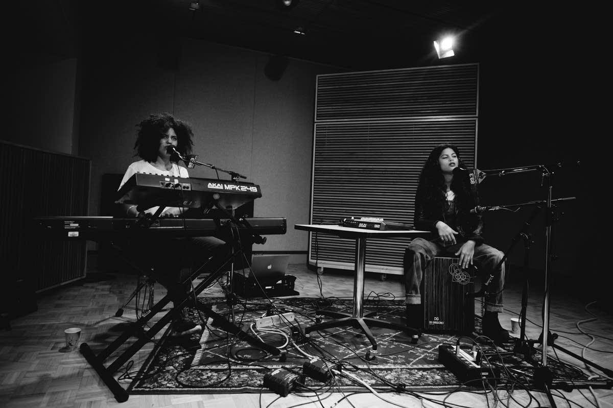 Ibeyi perform in The Current studio