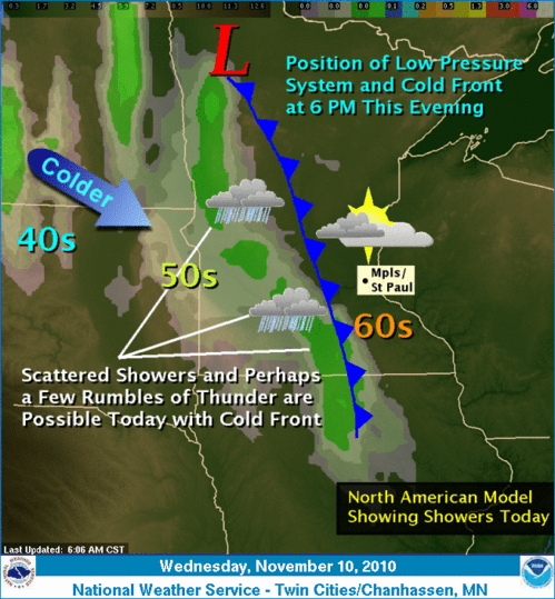 Cold front now; Weekend snow? | MPR News
