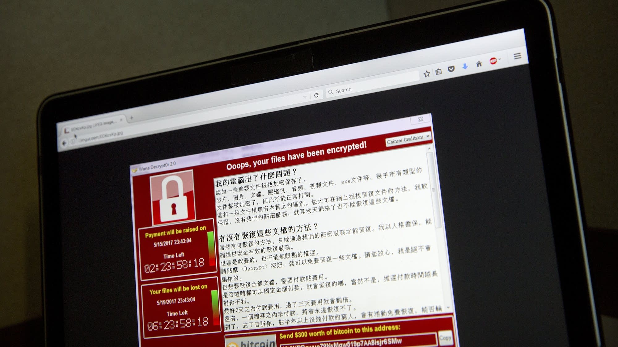 'WannaCry' virus spreads to Asia, experts warn of new wave | MPR News