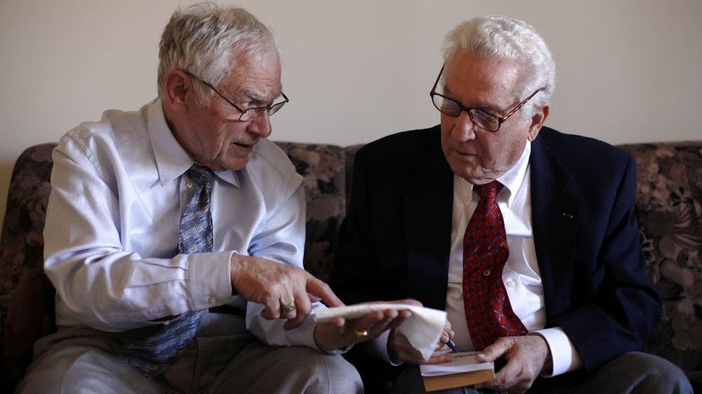Dachau survivor, liberator meet 6 decades later | MPR News