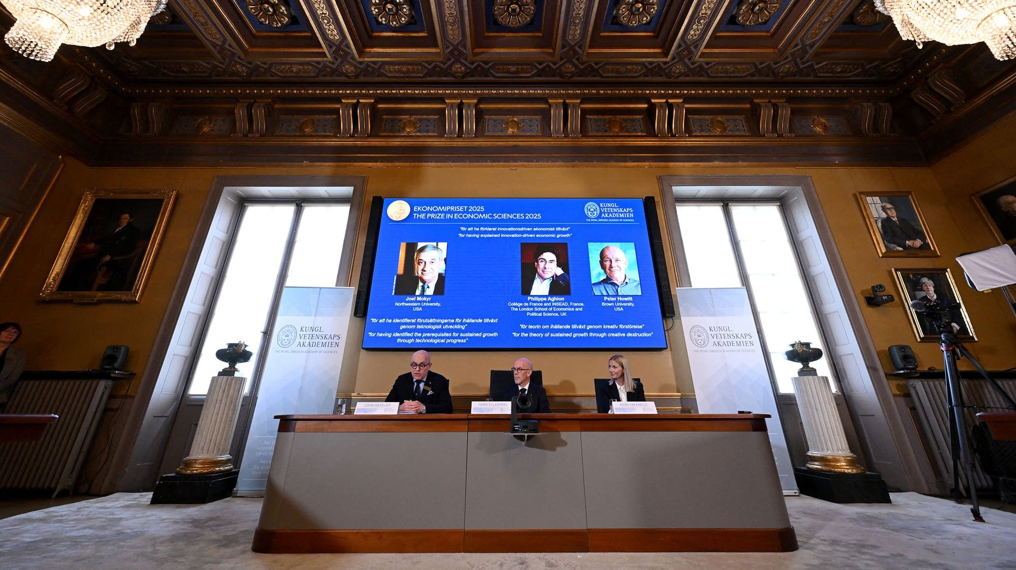 Nobel economics prize winners focus on tech, innovation