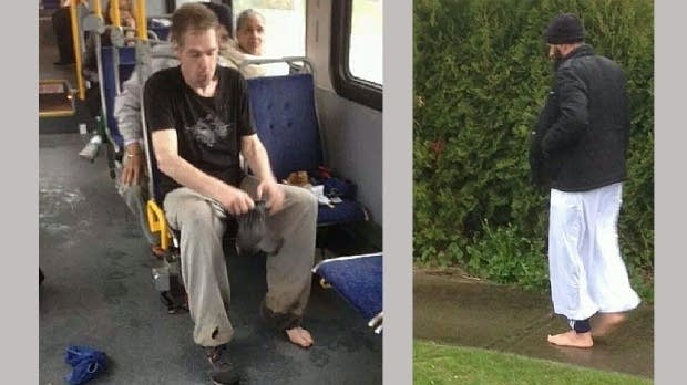 Seeing man without shoes, bus rider gives up his | MPR News
