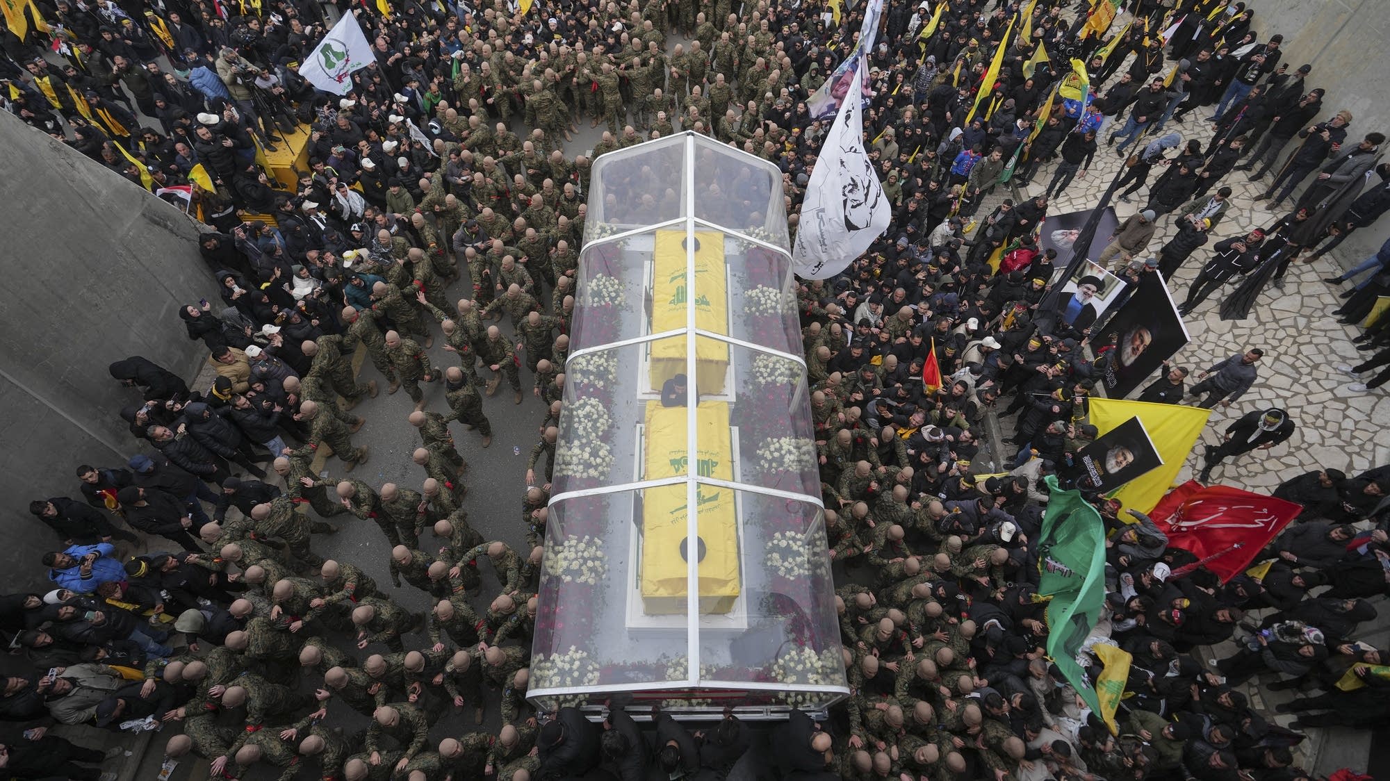 Hundreds of thousands attend the funeral of Hezbollah leader Nasrallah ...